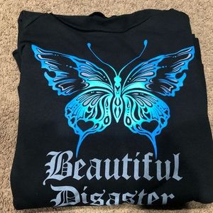 Beautiful Disaster | Sweaters | Beautiful Disaster Womens Black ...